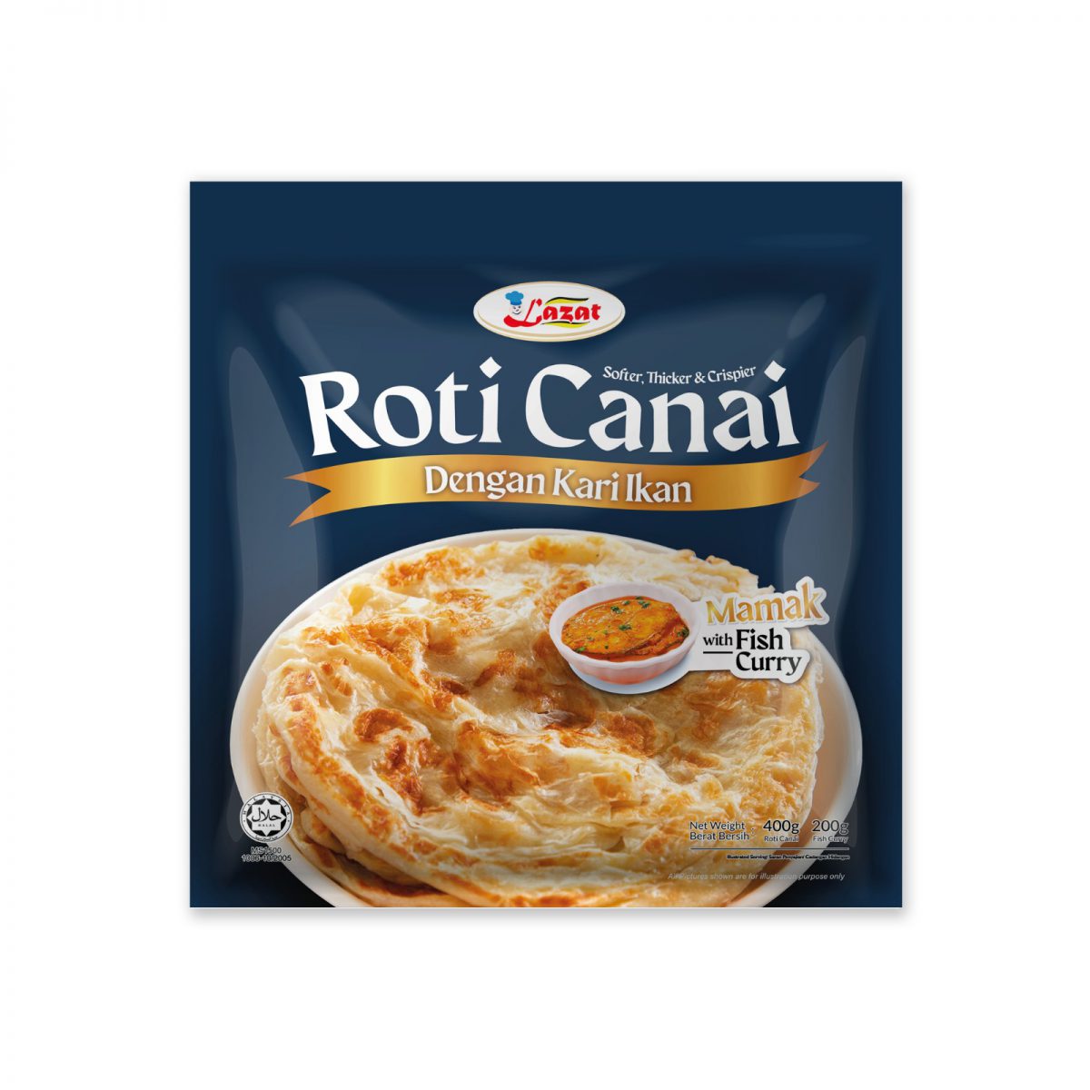 Roti Canai – Fish Curry 4's - LKT FOOD INDUSTRIES SDN. BHD.